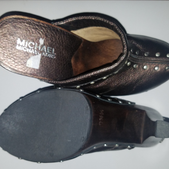 Michael Kors | Shoes | Michael Kors Studded Clogsmules | Poshmark
